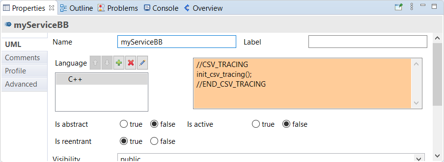 Tracing | Sim4Sys documentation