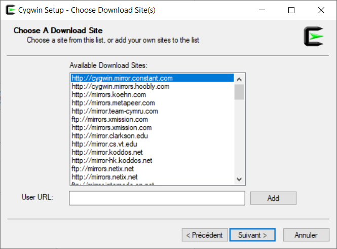 Detailed installation process of Cygwin (64 bits) | Sim4Sys documentation